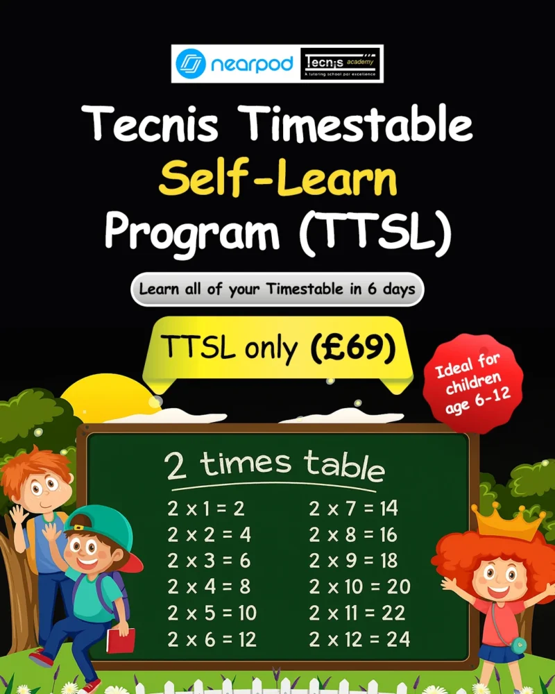Tecnis Timestable Self Learning Program - Tecnis Academy